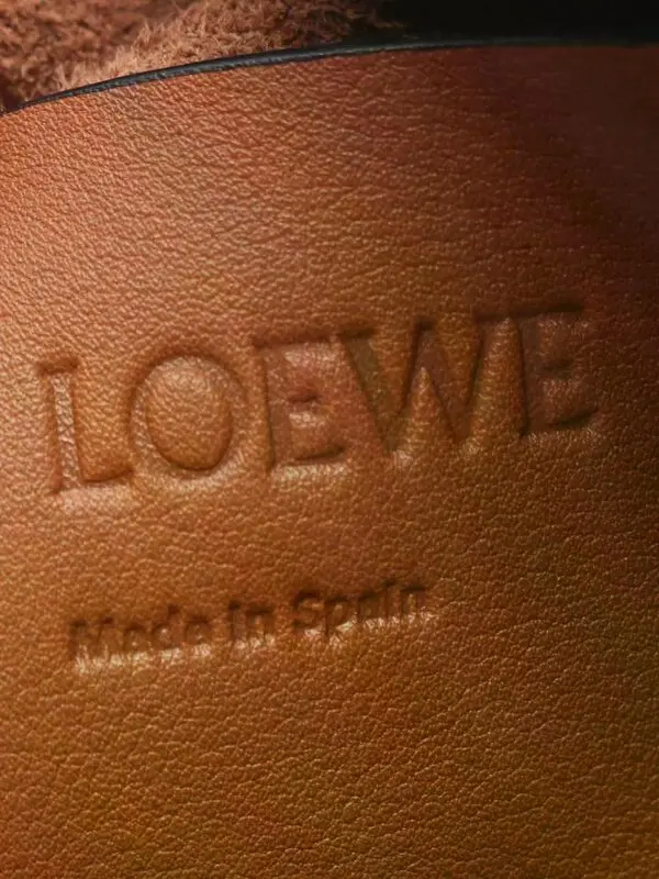 Loewe Anagram Leather Shopper Backpack
