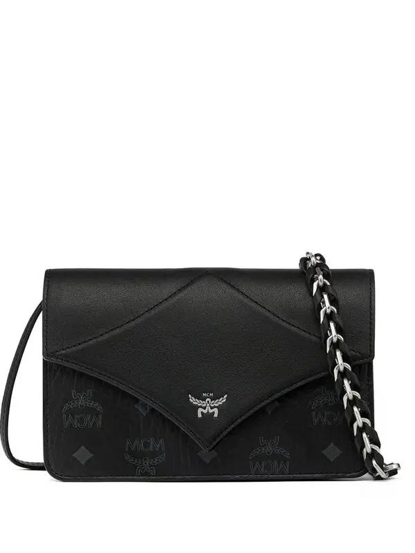 Mcm Visetos Diamond Shoulder Bag