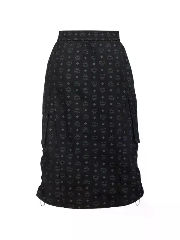 Mcm Monogram Cargo Skirt