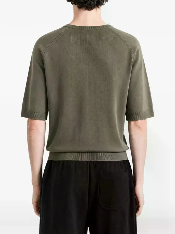 Auralee Giza Short-sleeve Cardigan