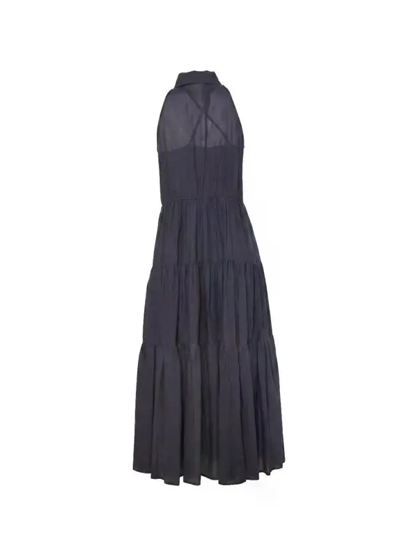 PENNYBLACK Sleeveless Ruffled Maxi Dress