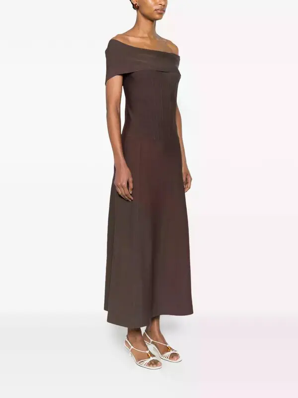 Erika Cavallini Off-shoulder Corset-style Dress