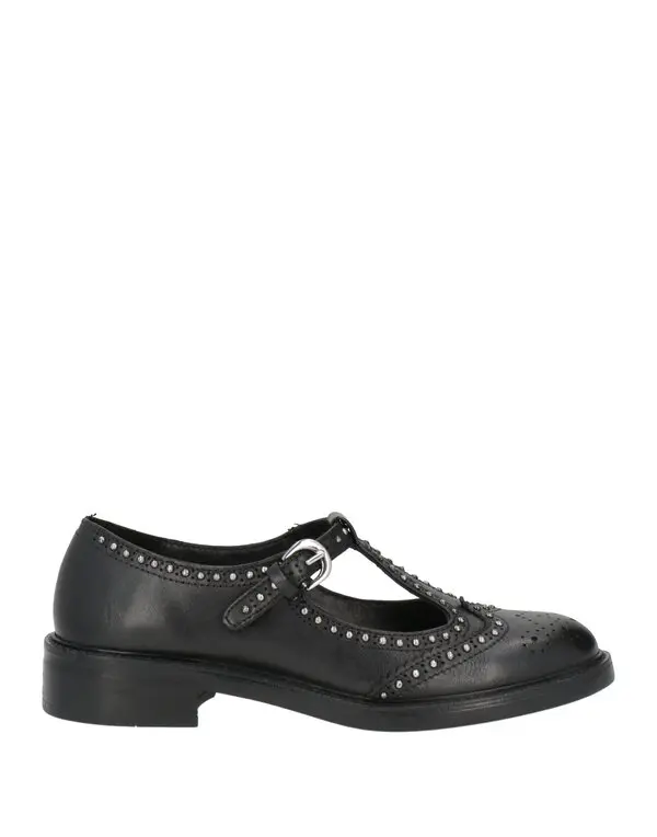 EMANUÉLLE VEE Emanuéllle Vee Leather Loafers With Stud Embellishments