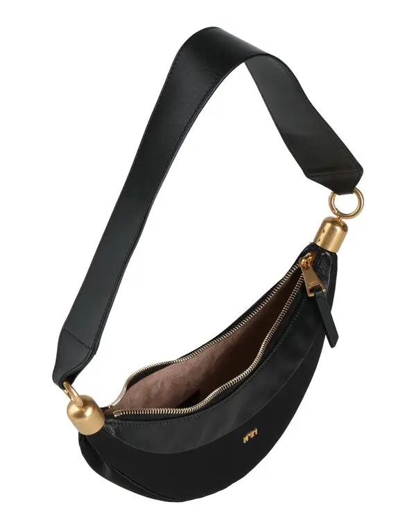 N°21 Curved Shoulder Bag With Detachable Handle