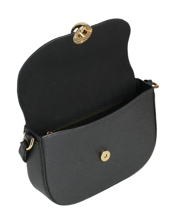 Furla Pebbled Leather Crossbody Bag - Black