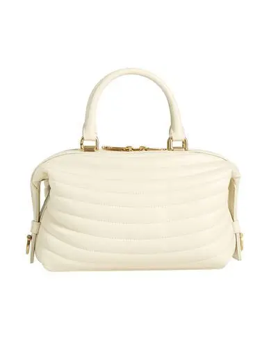 FERRAGAMO Quilted Leather Bowler Bag - Beige