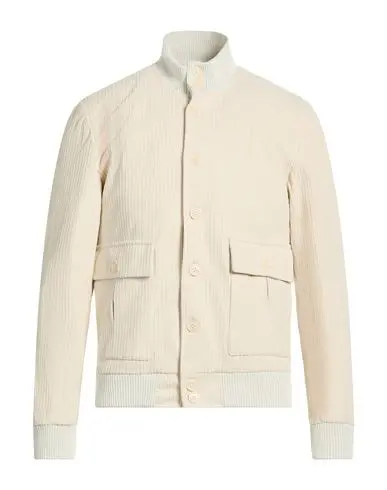EXTE Bomber Jacket In Corduroy - Beige