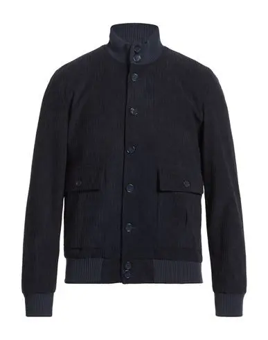 EXTE Bomber Jacket In Corduroy - Blue