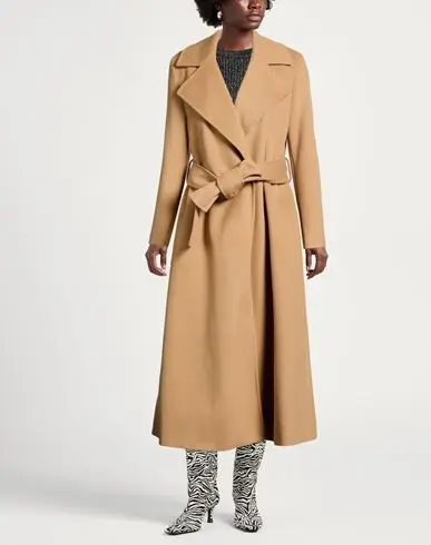 Roberto Cavalli Wool Blend Belted Coat