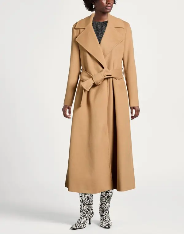 Roberto Cavalli Wool Blend Belted Coat