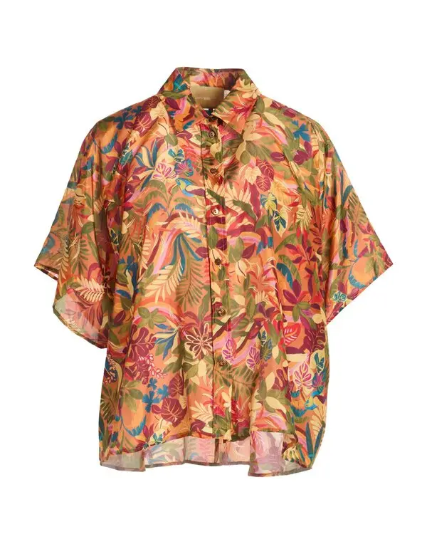 Momoni Silk Floral-print Shirt