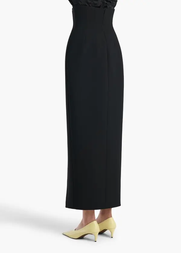 Khaite Luiza Skirt In Double-faced Crepe