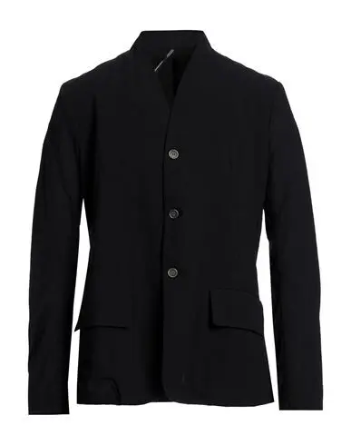 Masnada Single-breasted Pinstriped Blazer - Black