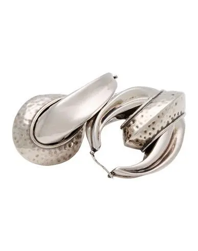 Alexander McQueen Brass Hoop Earrings