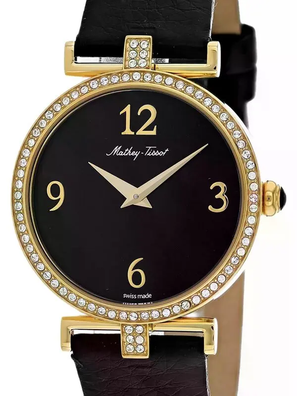 MATHEY TISSOT Gaia Watch With Crystal Embellishments