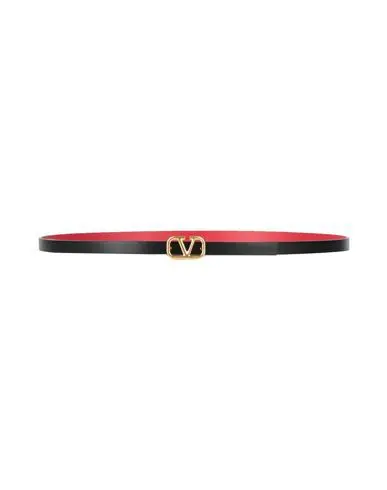 Valentino Garavani Skinny Leather Belt - Black