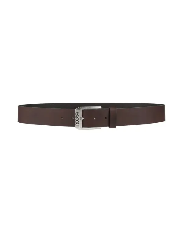 Hugo Belt In Cow Leather - Brown