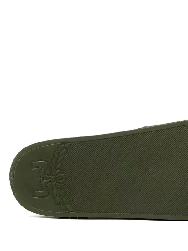 Mcm Monogram Print Slides