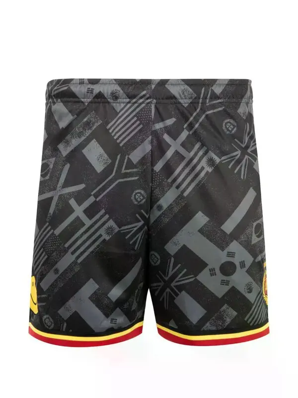 MARKET Smiley International Flags Football Shorts - Black