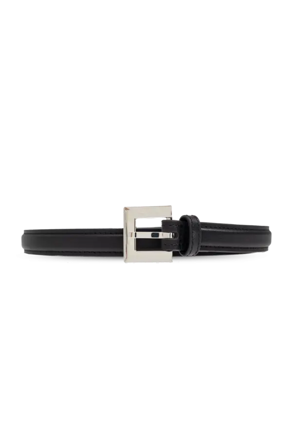 ANINE BING Leather Belt - Black