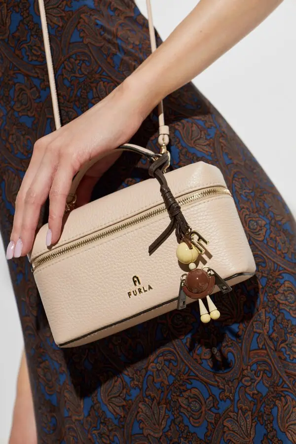 Furla Sfera" Keyring - Brown