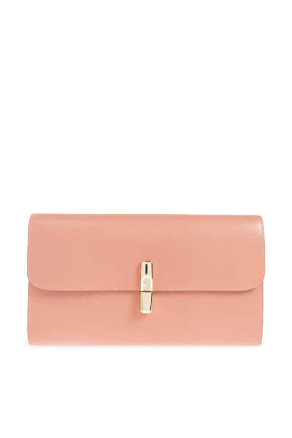 Furla Iride Clutch In Leather