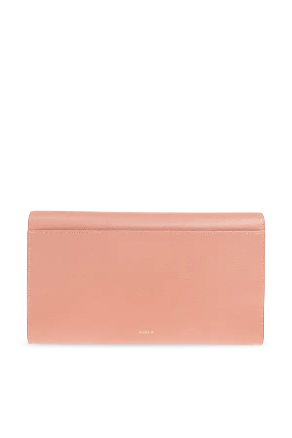 Furla Iride Clutch In Leather