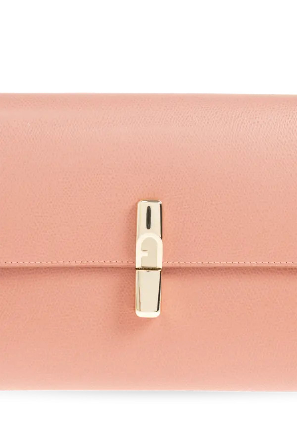 Furla Iride Clutch In Leather