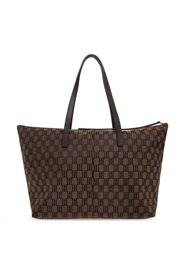 BY MALENE BIRGER Carva Canvas Monogram Tote Bag