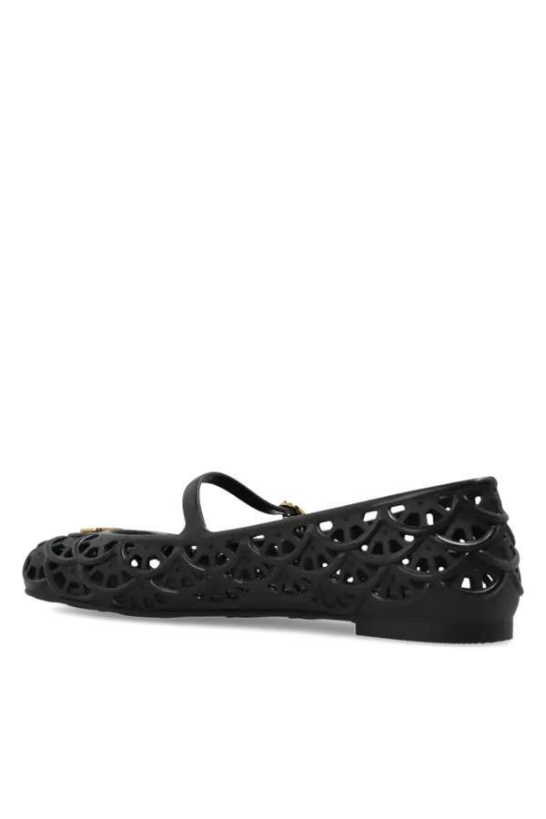 Valentino Garavani Rubber Ballerinas With Strap
