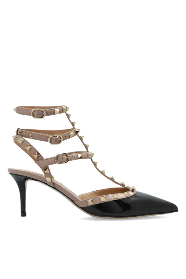 Valentino Garavani Studded Patent Leather Heeled Shoes