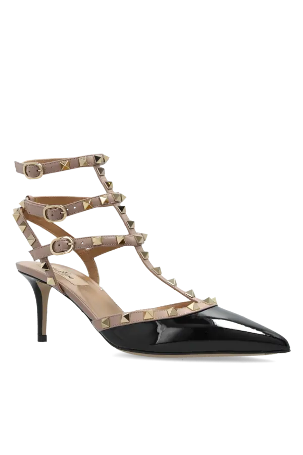 Valentino Garavani Studded Patent Leather Heeled Shoes