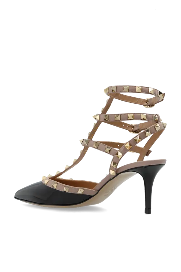 Valentino Garavani Studded Patent Leather Heeled Shoes
