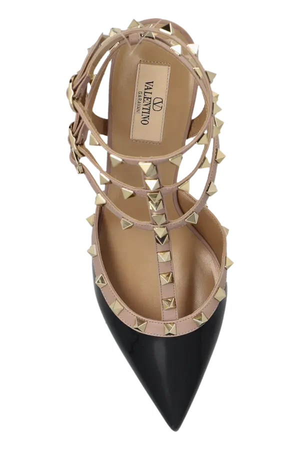 Valentino Garavani Studded Patent Leather Heeled Shoes