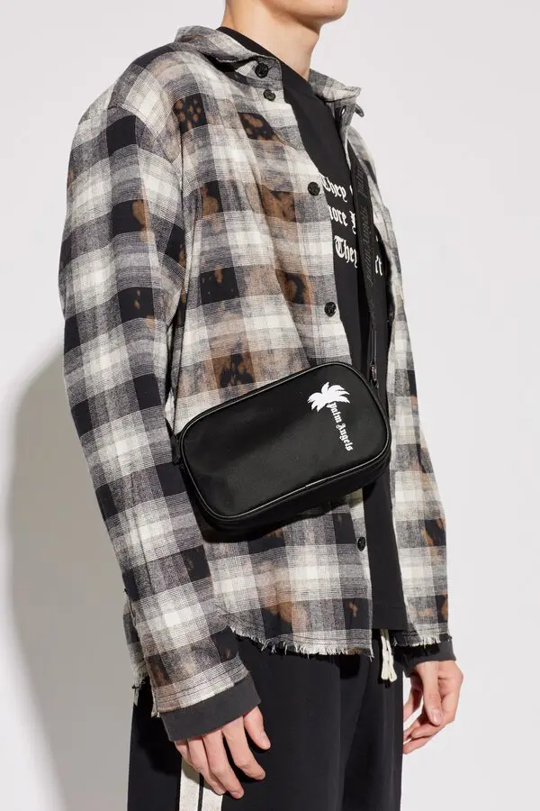 Palm Angels Cotton Logo Shoulder Bag