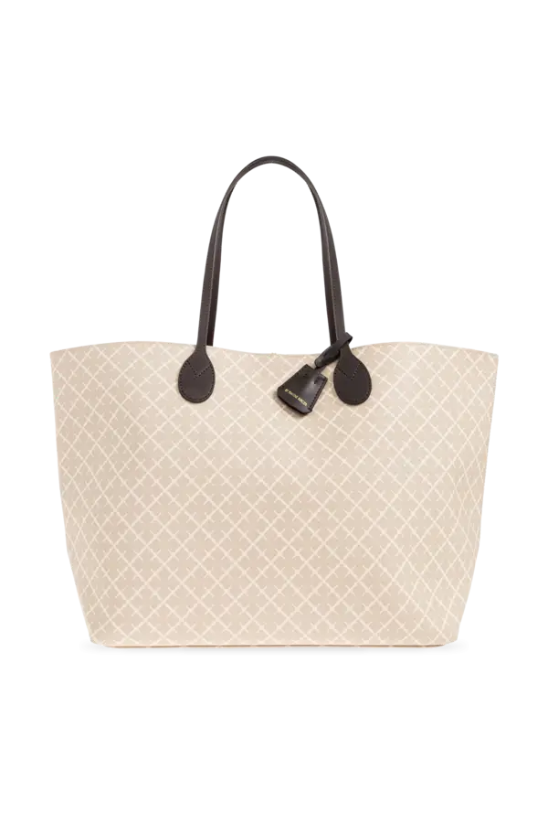 BY MALENE BIRGER Abi Shopper Bag With Patterned Exterior - Beige