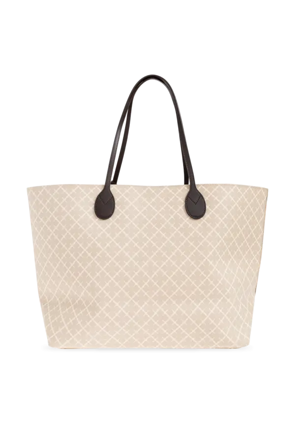 BY MALENE BIRGER Abi Shopper Bag With Patterned Exterior - Beige
