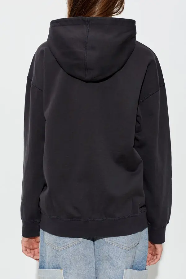 GANNI Embroidered Cotton Hoodie