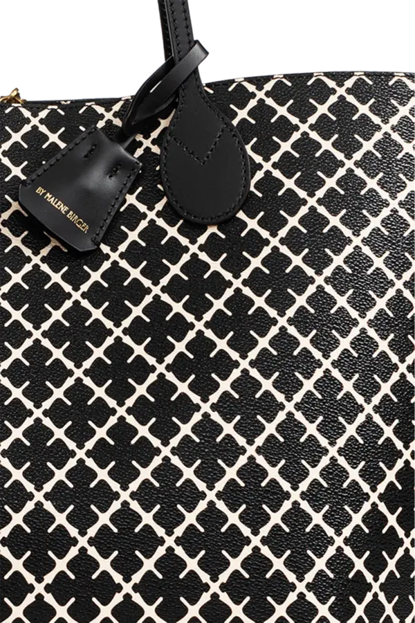 BY MALENE BIRGER Abi Bag Textured Tote - Black