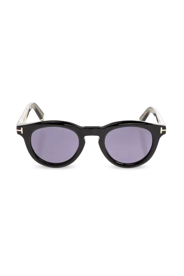 TOM FORD Round Frame Sunglasses - Black
