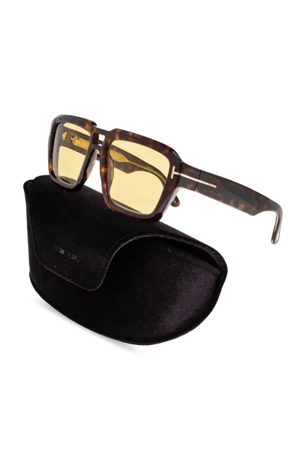 TOM FORD Rectangle Full Rim Sunglasses