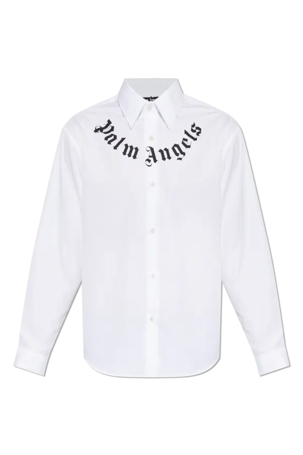 Palm Angels Shirt With Logo - White