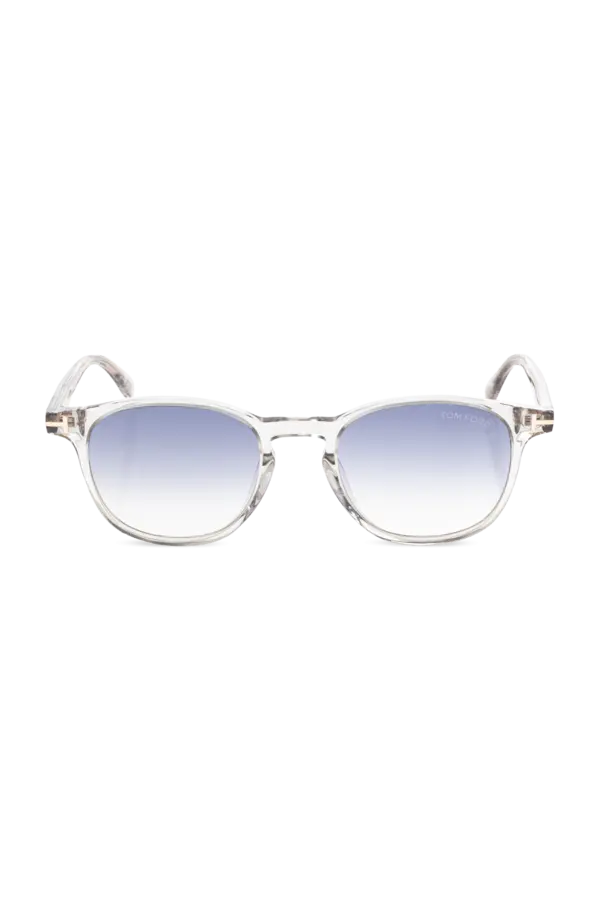 TOM FORD Rectangular Acetate Sunglasses - Grey