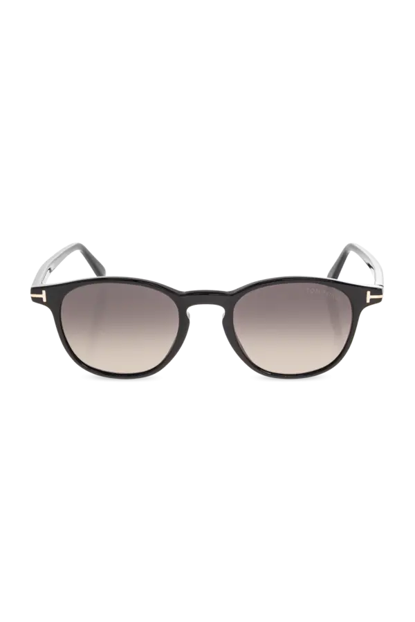TOM FORD Round Frame Sunglasses - Black