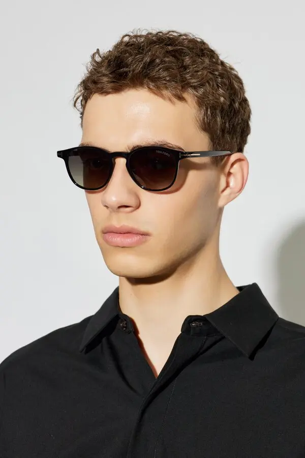TOM FORD Round Frame Sunglasses