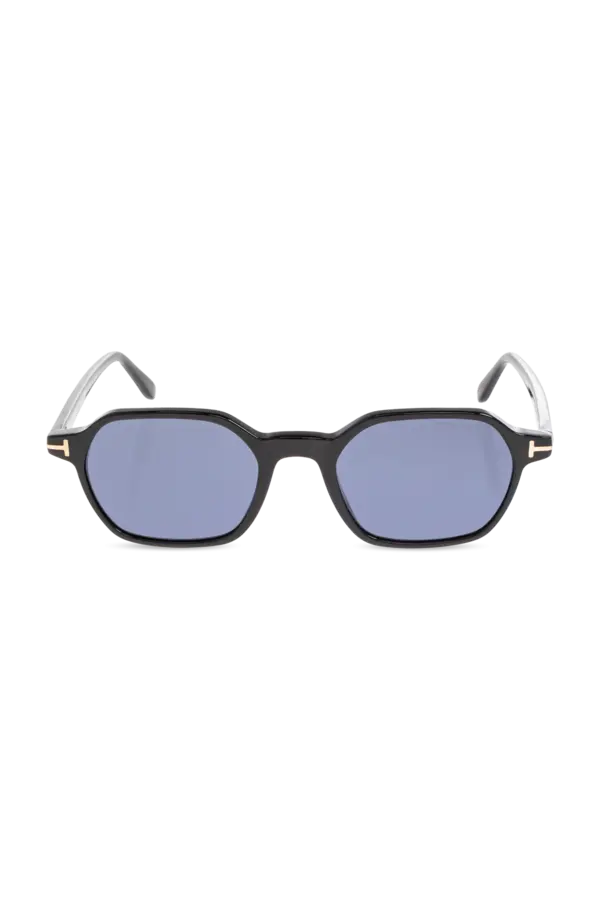 TOM FORD Geometric Acetate Sunglasses - Black