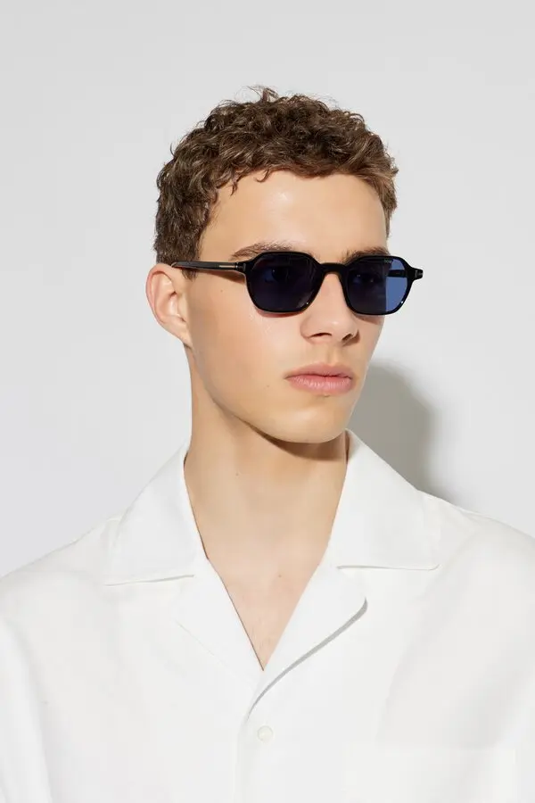 TOM FORD Geometric Acetate Sunglasses