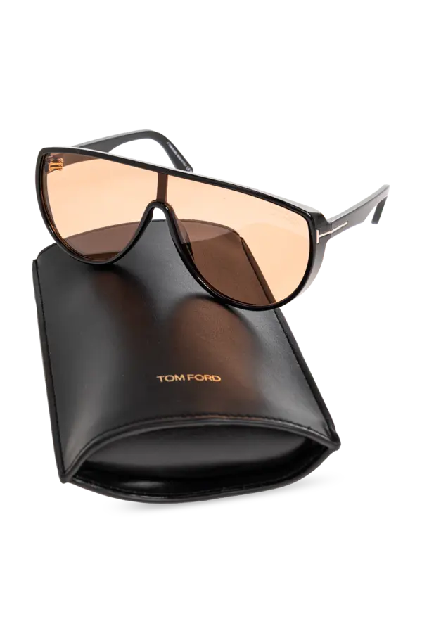 TOM FORD Geometric Visor Sunglasses