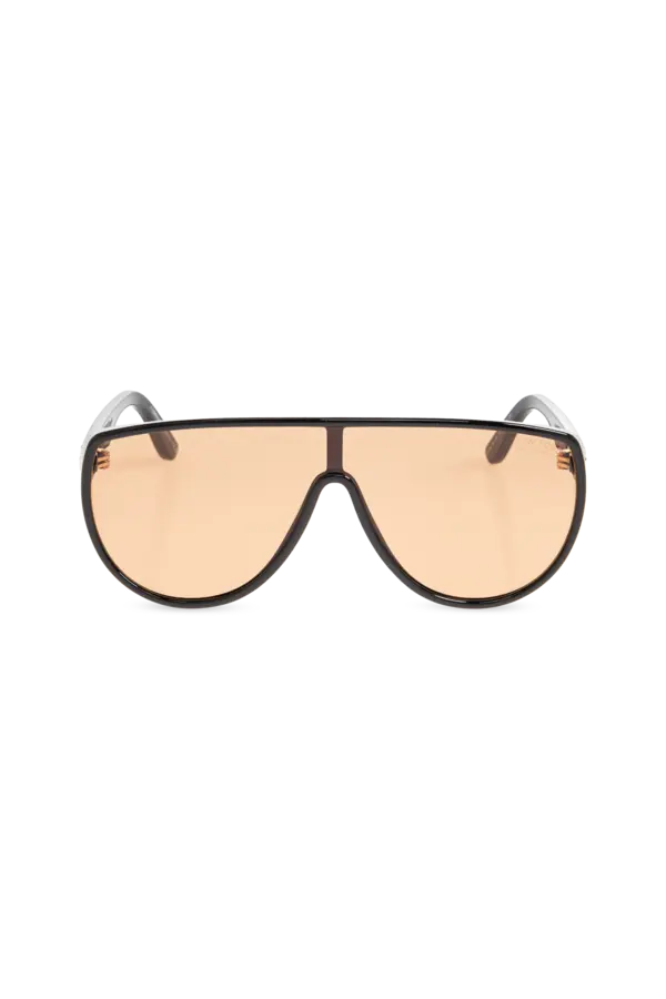TOM FORD Acetate Visor Sunglasses - Black