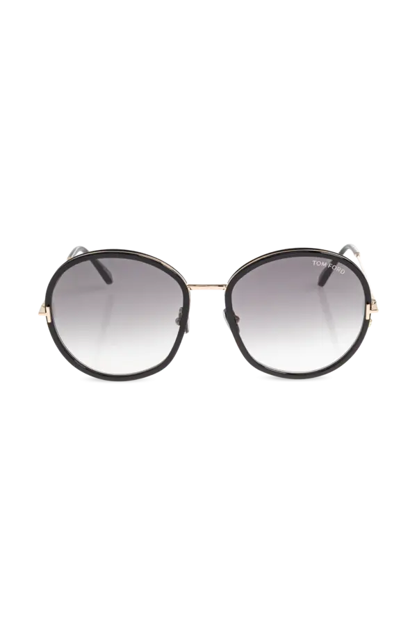 TOM FORD Round Frame Sunglasses - Black